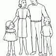 Family Coloring Pages